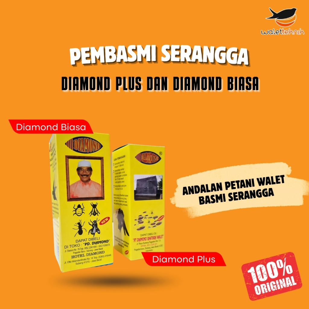 Jual Obat pembasmi hama DIAMOND gedung walet | Shopee Indonesia