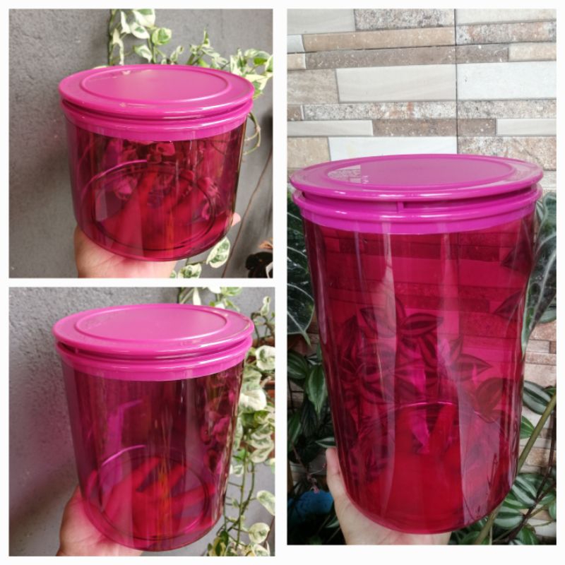 Jual Toples Jolly keeper tupperware / Boite ronde cristal tupperware ...