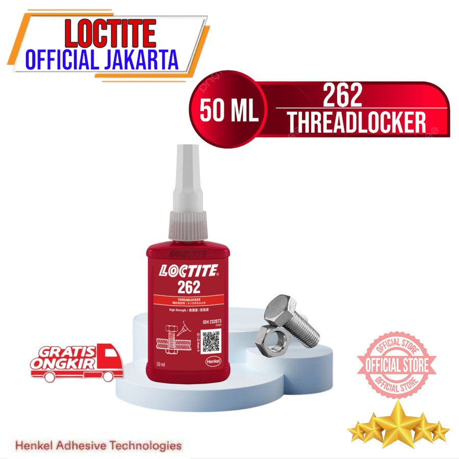 Jual READY LEM 262 Threadlocker Lem Baut 50ml 262 50 ml LEM 262 50ML | Shopee Indonesia