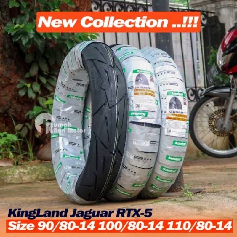 Jual ban motor kingland 100/80-14 Tubles bunga rtx5 Batam | Shopee ...