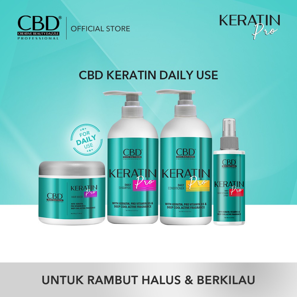 Jual CBD Keratin Pro Series Daily Treatment | Shopee Indonesia