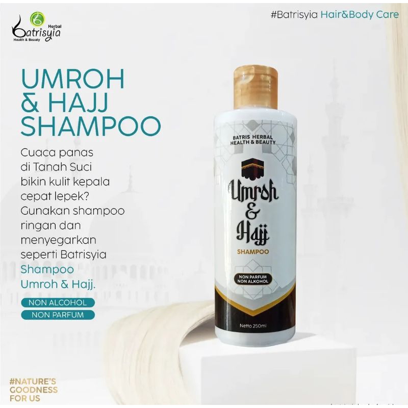 Jual Batris Umroh & Hajj Shampoo 250ml | Free Alcohol & Fragrance ...