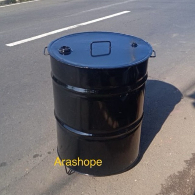 Jual tong sampah besi 150 liter/drum besi/tempat bakar kertas | Shopee ...