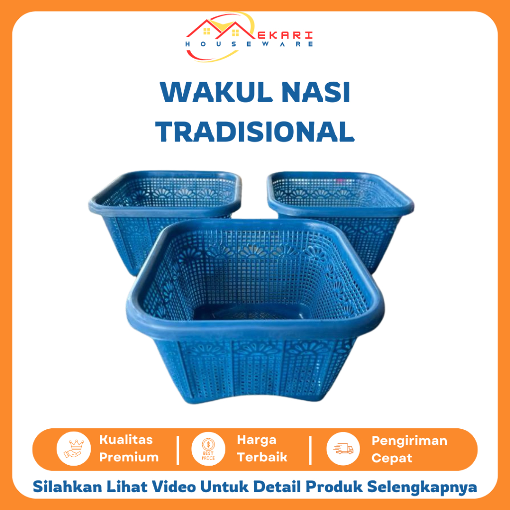 Jual Wakul Bakul Nasi Tradisional Besek Plastik Serbaguna | Shopee ...