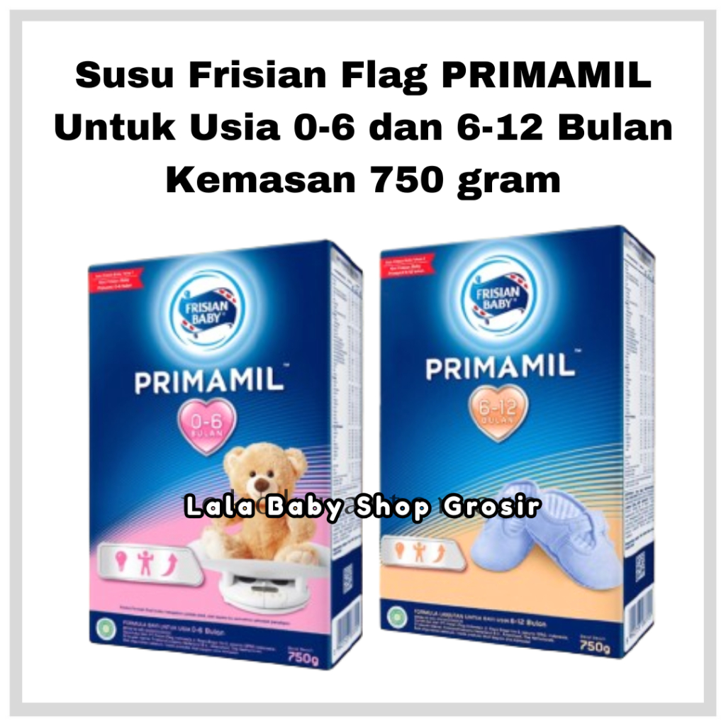 Jual FRISIAN FLAG PRIMAMIL 0-6 / 6-12 BULAN 750GR SUSU FORMULA | Shopee ...