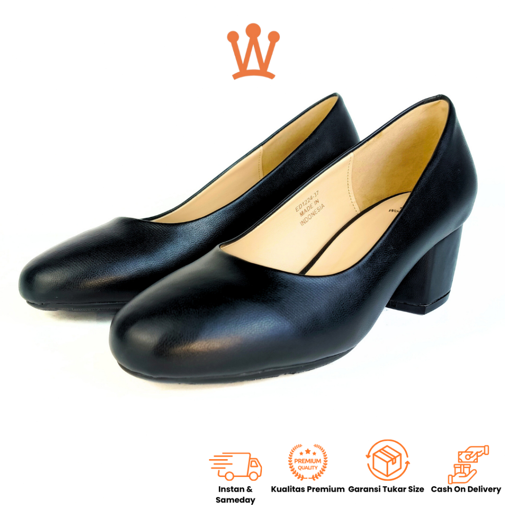 Jual Workswell 4402 Sepatu Kerja Wanita medium Heels 5cm | Shopee Indonesia