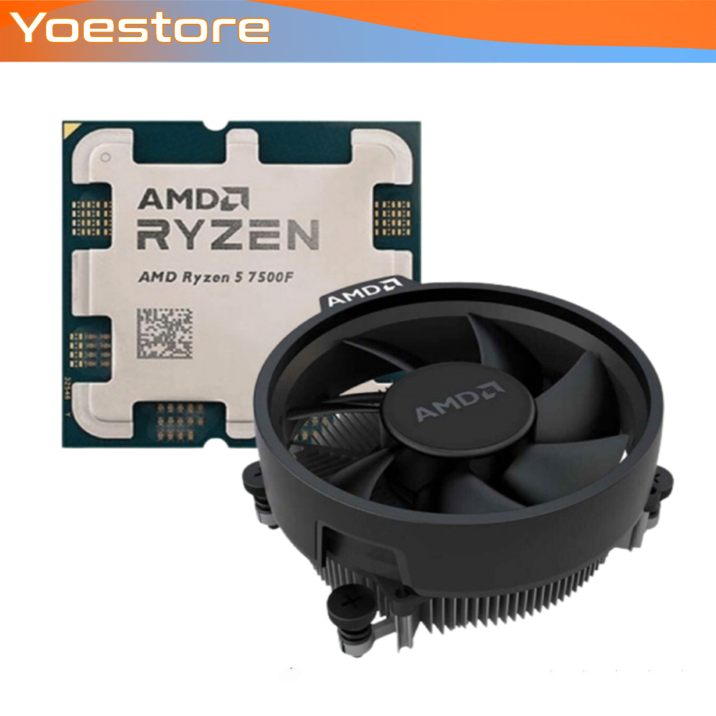 Jual AMD Ryzen Processor 5 7500F AM5 ZEN 4 TRAY+FAN | Shopee Indonesia