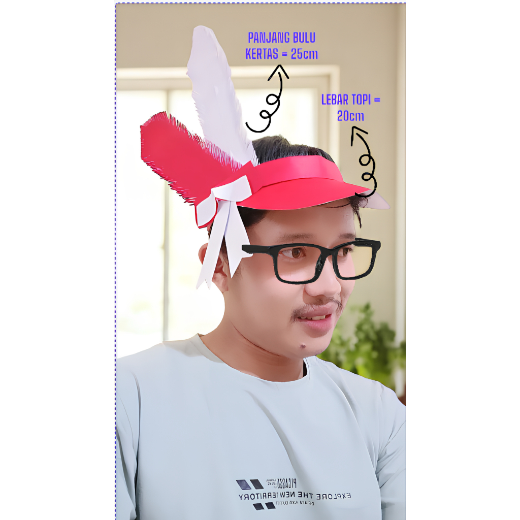 Jual [TP.01] TOPI PAWAI KARNAVAL | ATRIBUT HIASAN KEPALA FESTIVAL ...