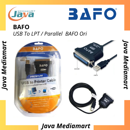 Jual Kabel Usb To Paralel BAFO Original (Usb to LPT - Printer) | Shopee ...