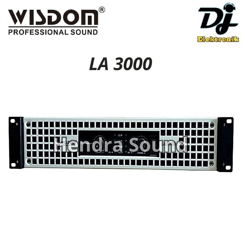 Jual WISDOM LA 3000 / LA3000 - Power Amplifier (2 channel) | Shopee Indonesia
