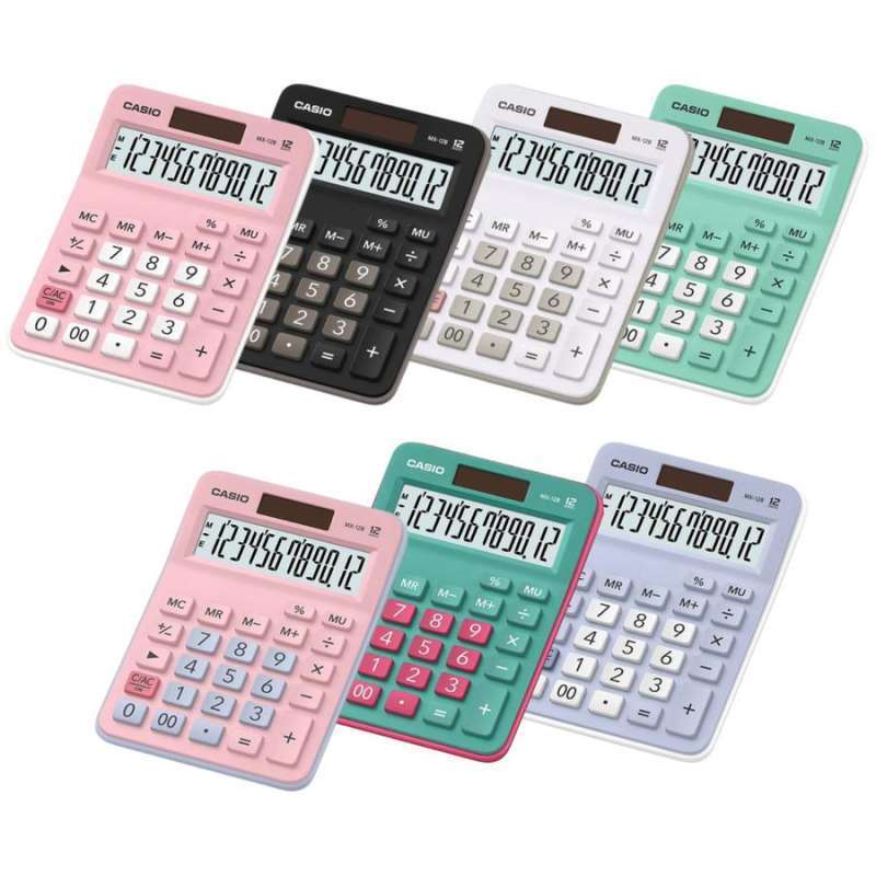 Jual Kalkulator Casio MX 12B Desktop Calculator Mini Original 12 Digit | Shopee Indonesia