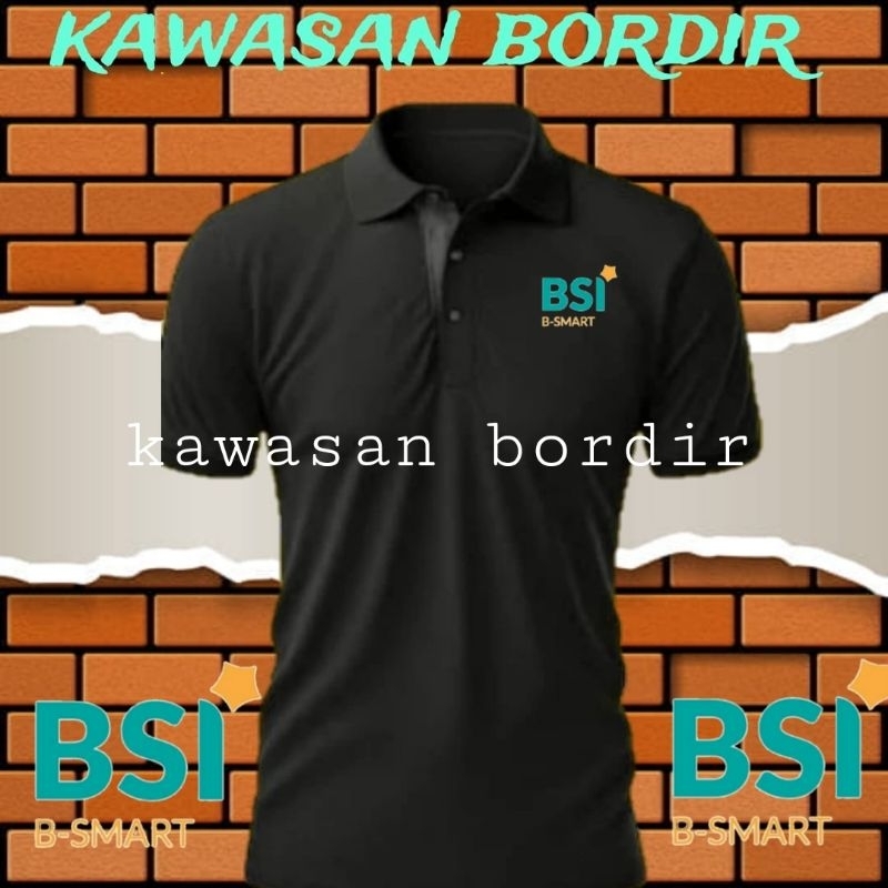 Jual Terbaru polo shirt agen BSI smart baju agen BSI smart seragam agen ...