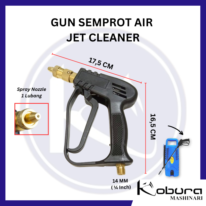 Jual Gun Steam Nozzle Pendek Gun Semprotan Tembakan Air Cuci AC, Cuci ...