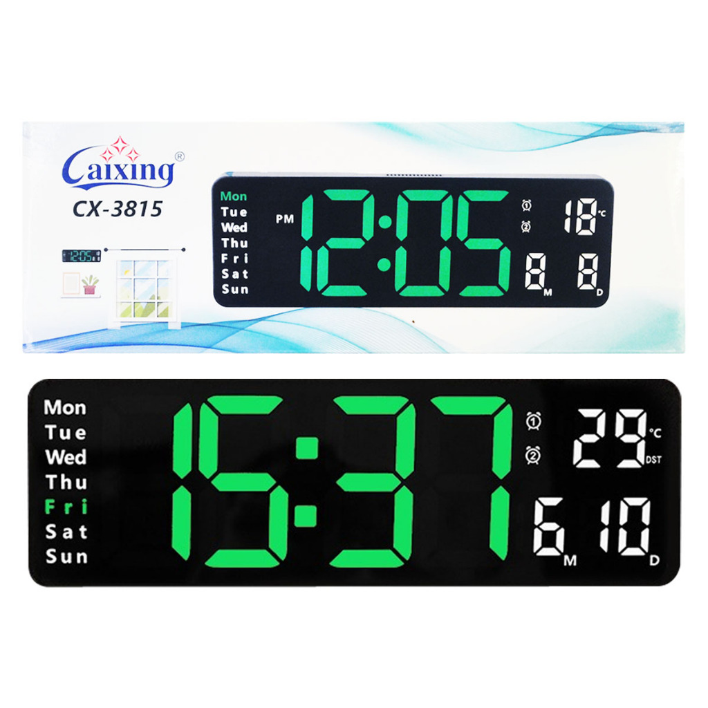 Jual Jam LED DIGITAL CAIXING CX-3815 Bulan Hari Minggu Temperature LED ...
