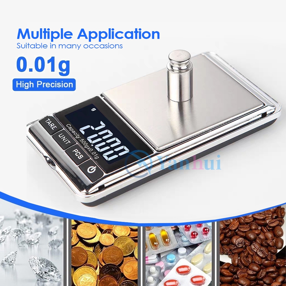 Jual Timbangan emas 0.01 gram Max 300g Digital Emas Akurasi 0.01g Timbangan Saku Pocket Berlian ...