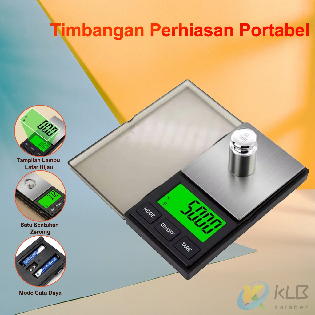 Jual Timbangan Mini Digital 1kg/0.1gr /Presisi Tinggi Timbangan Emas ...