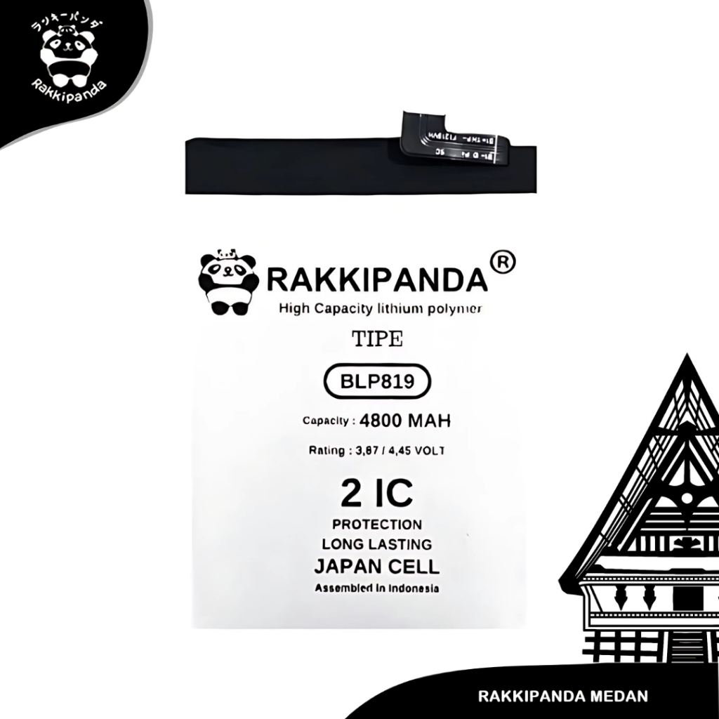 Jual BATERAI RAKKIPANDA BLP819 FOR OPPO RENO 5 / RENO 5F / RENO 6 ( 4G ...