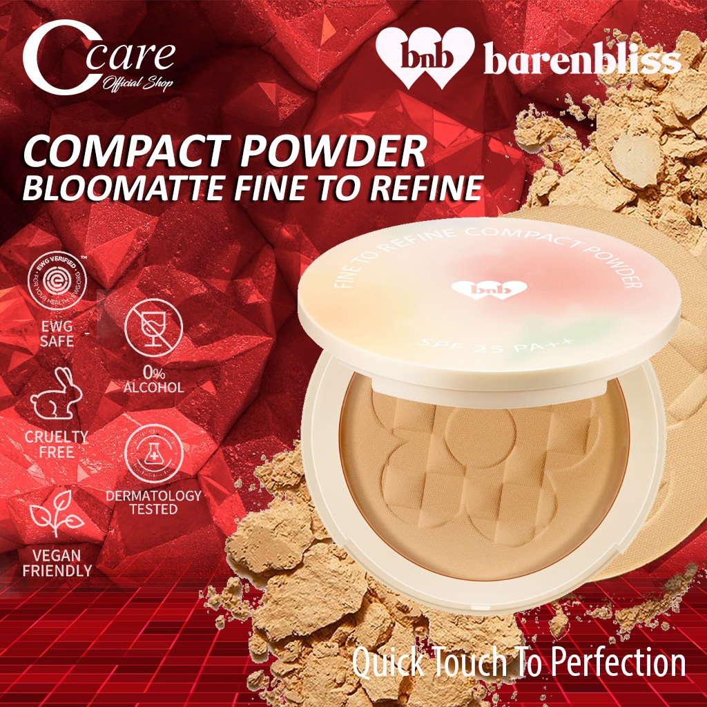 Jual BNB barenbliss Korean Bloomatte Fine to Refine Compact Powder ...