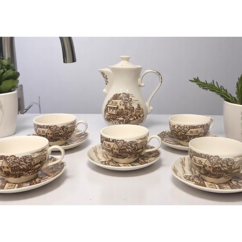 Jual TOYO CERAMIC NAGOYA JAPAN TEA COFFE - KOPI -SET - JAPAN LENGKAP ...