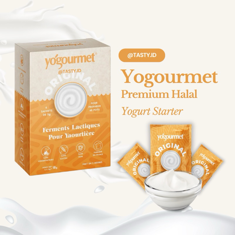 Jual Yogourmet Canada HALAL / Premium Yogurt Starter / Yogurt Culture ...