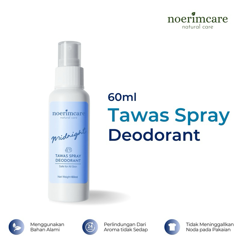 Jual 60ml Tawas Deodorant Spray Alami / Deodorant Tawas Cair / Foot ...
