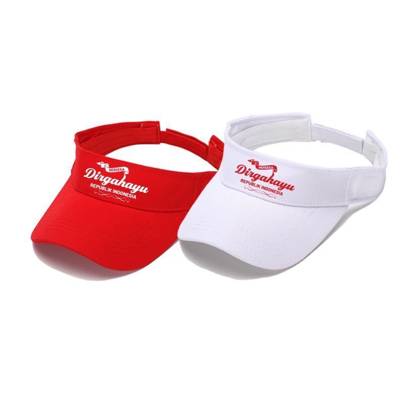 Jual Topi Golf Senam Merah Putih Indonesia Dirgahayu 17 Agustus Topi ...