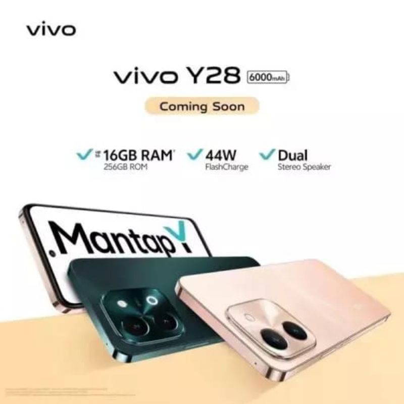 Jual VIVO Y28 RAM(6/128-8/128-8/256) GB GARANSI RESMI INDONESIA 100% ...