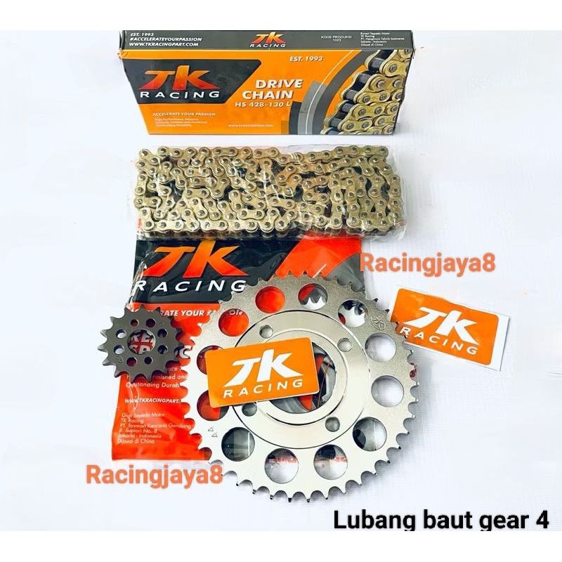 Jual Gear set Fullset TK Racing Megapro GL pro neotech Verza Sonic Supra GTR Tiger Cb150R Cbr150 ...