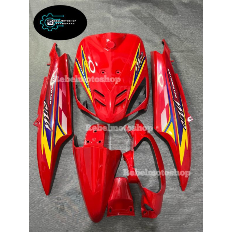 Jual Cover full body halus Yamaha mio sporty warna merah cabe plus ...