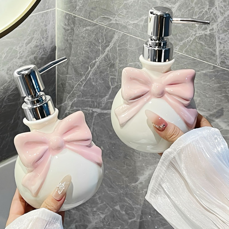 Jual Ribbon Soap Pump Dispenser | Botol Sabun Bentuk Pita | Cute ...