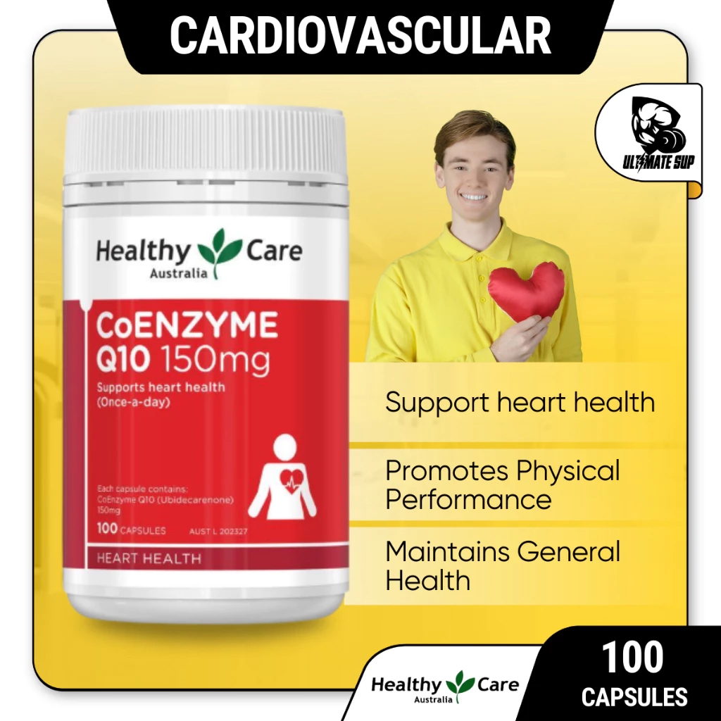 Jual Healthy Care, CoEnzyme Q10 150mg, Heart Health, Energy, Physical ...