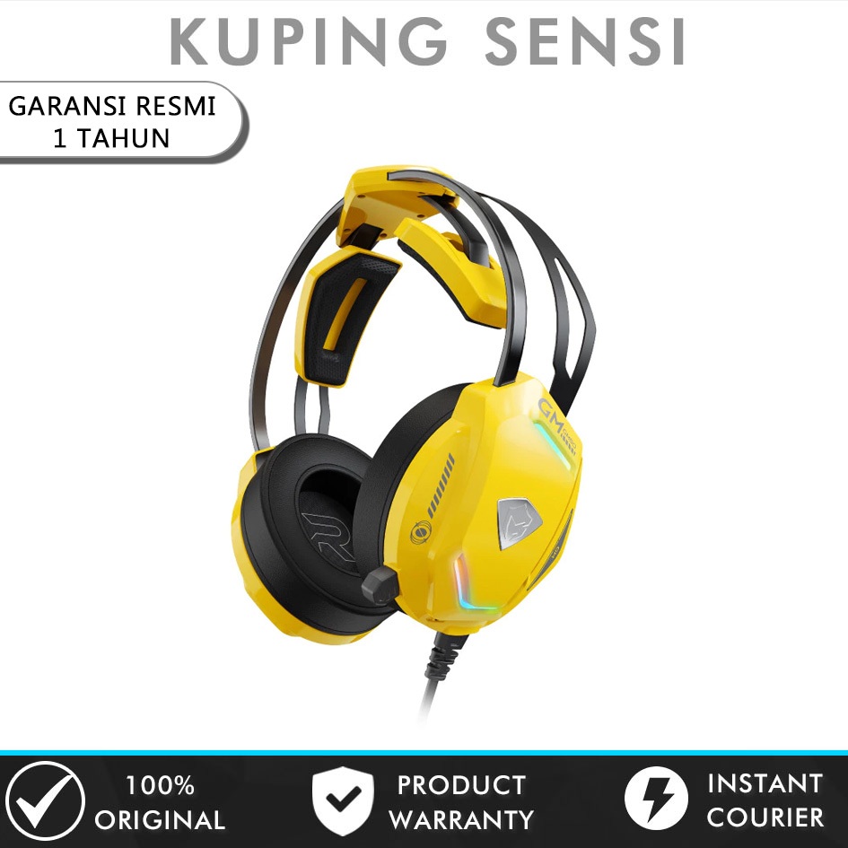 Jual EPZ GM50 50mm Dynamic Coil Driver Gaming Headset Over Ear ...