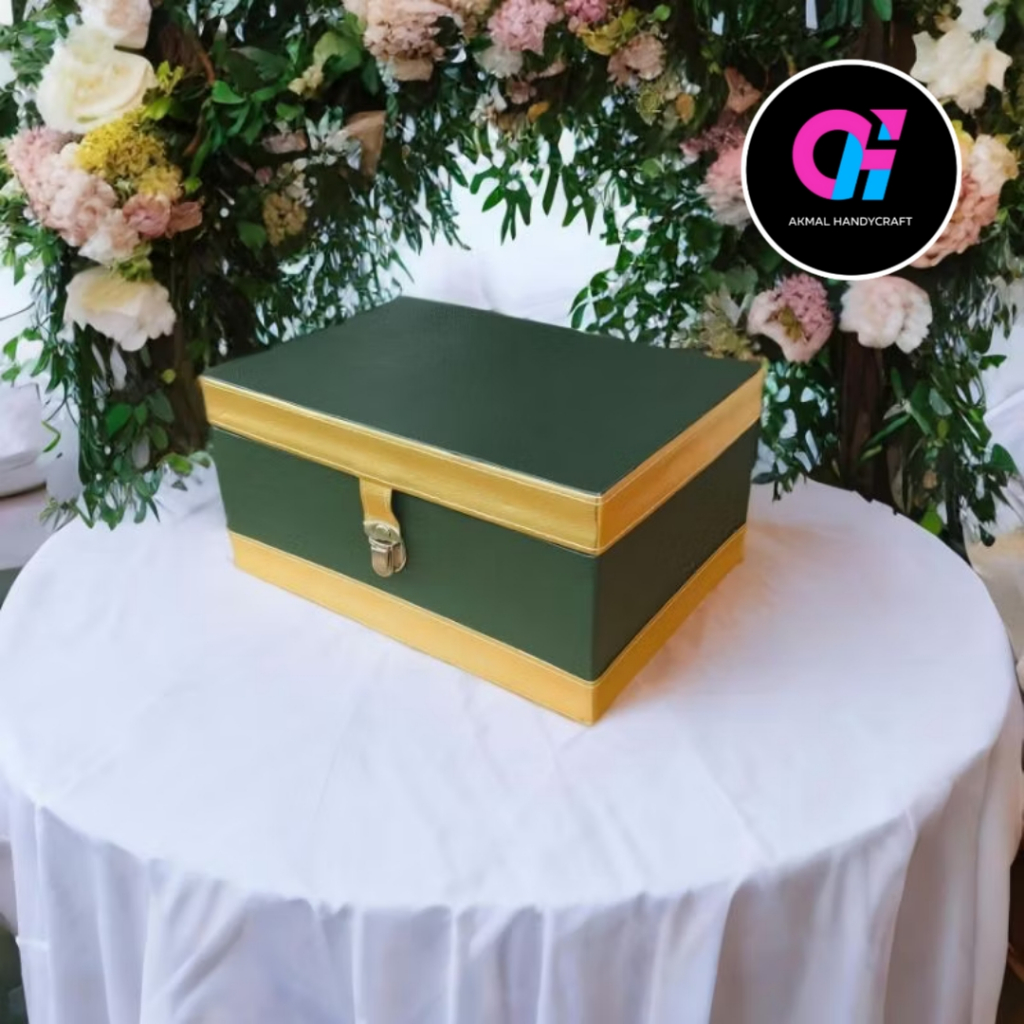 Jual Akmal Handycraft Box Hampers Bahan Kulit Sintesis Ukuran 26x18x13 ...