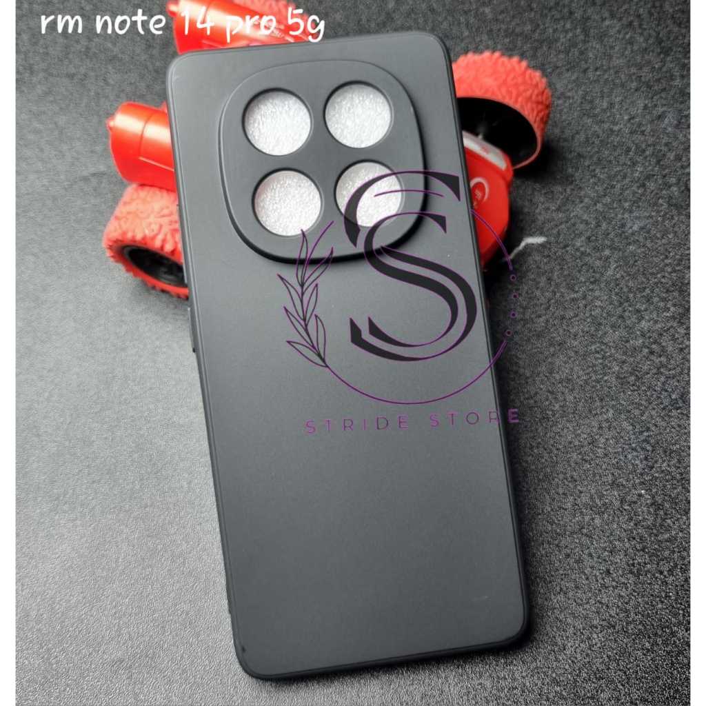 Jual square black redmi note 14 pro 5g note 14 pro plus soft case hitam ...