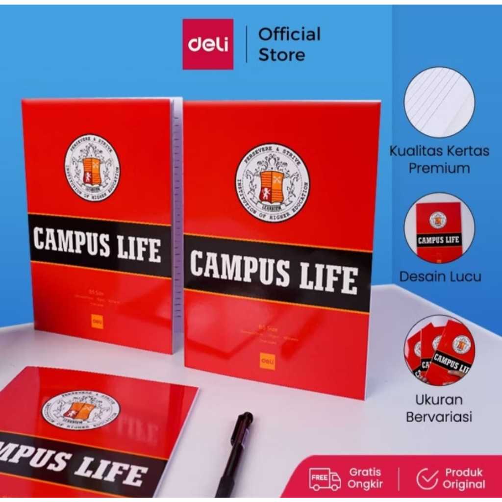 Jual Deli Campus Buku Tulis Sekolah Boxy 42 Lembar | Shopee Indonesia