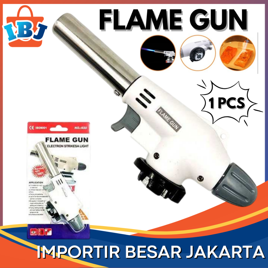 Jual Flame Gun Kepala Gas Kaleng Tabung Portabel Gas Torch 1 pcs | Shopee Indonesia