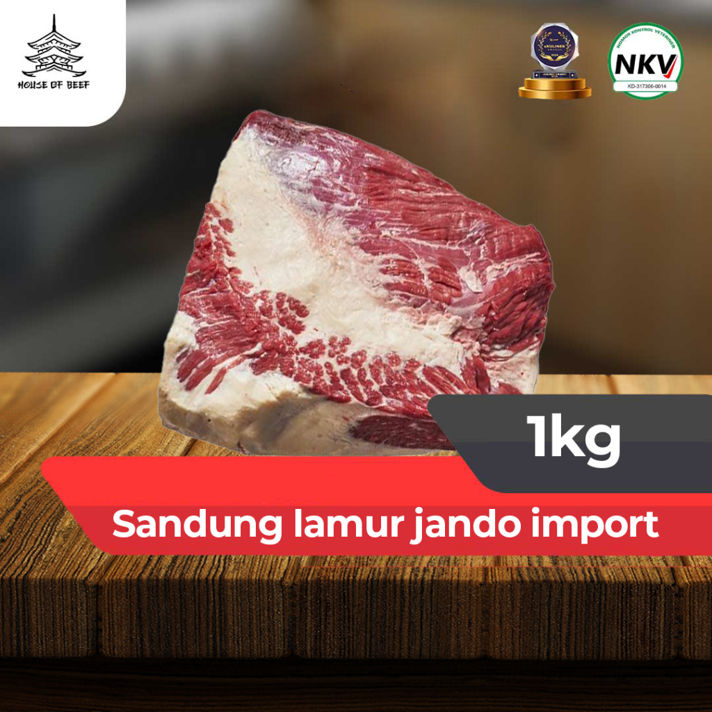 Jual Sandung Lamur Fat Jando Sapi Import AUS 1kg | Shopee Indonesia