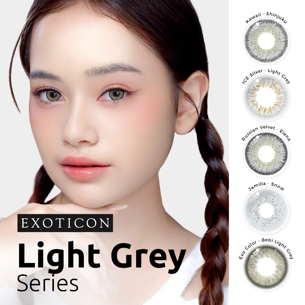 Jual Exoticon Softlens - Light Grey Series | Softlens Wedding Made in ...