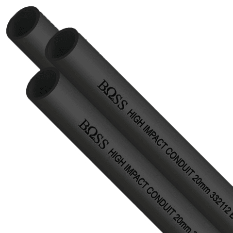 Jual BOSS PIPA LISTRIK CONDUIT 20MM HITAM B9020 ( 2.9M ) / CONDUIT PIPE ...