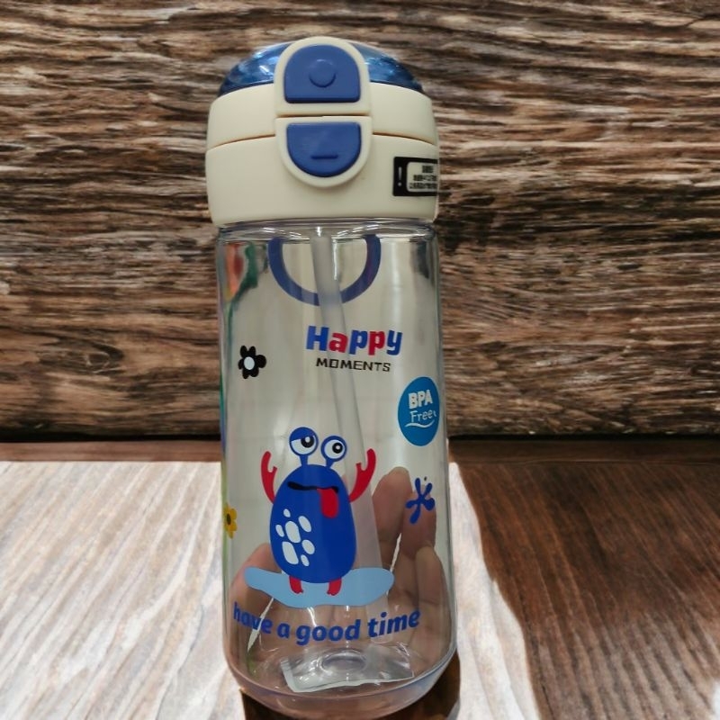 Jual Botol Minum Anak Karakter Lucu dilengkapi Sedotan Food Grade ...