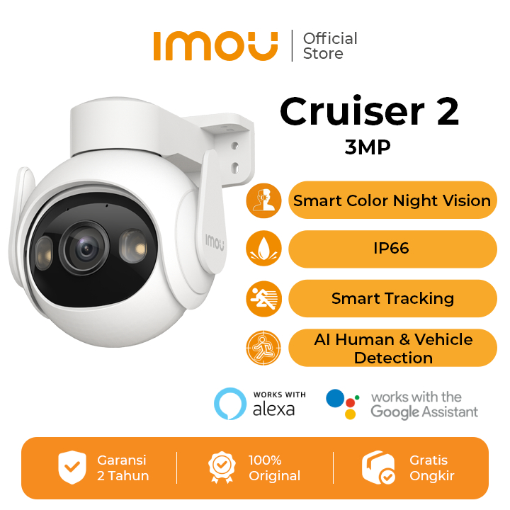 Jual Imou Cruiser 2 3MP Smart IP Camera CCTV Wi-Fi Outdoor (Image Smart ...