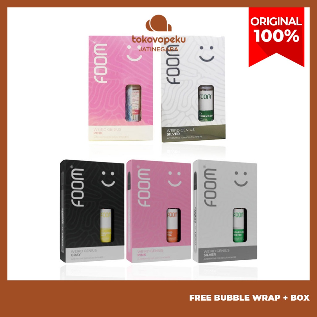 Jual FOOM POD X WEIRD GENIUS BUNDLING LIQUID SALTNIC 15ML FOOM POD ...