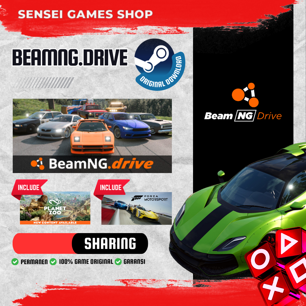Jual [BONUS STEAM KEY] BeamNG.drive (Sharing With High On Life & Forza ...