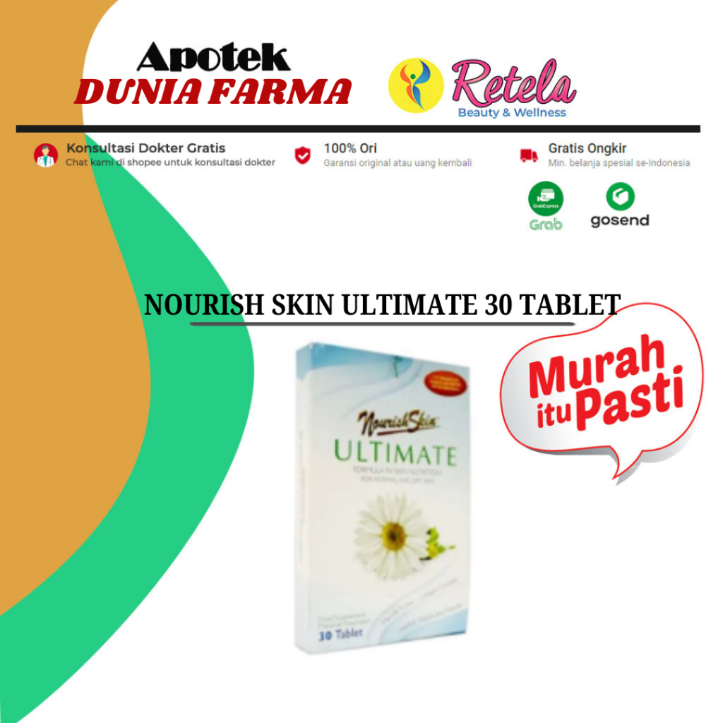 Jual NOURISH SKIN ULTIMATE 30 TABLET | Shopee Indonesia