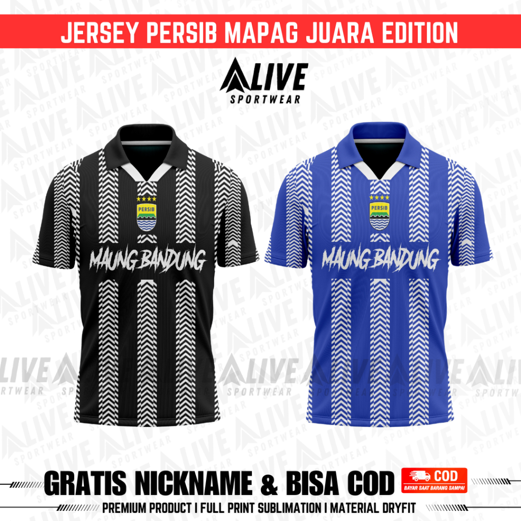 Jual Baju Jersey Persib Bandung Mapag Juara Edition 2025 Premium ...