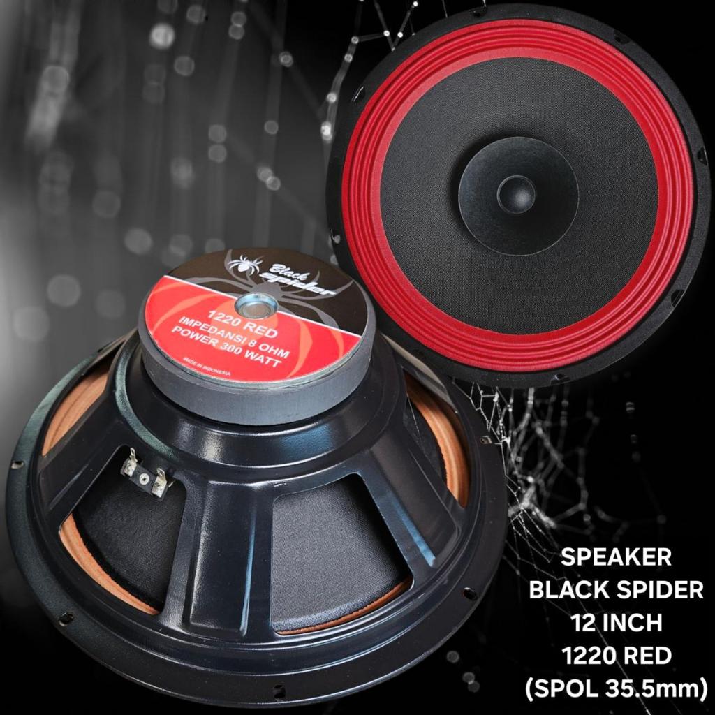 Jual Speaker Black Spider 12 Inch 1220 Red / Spk BS 12" Full Range ...