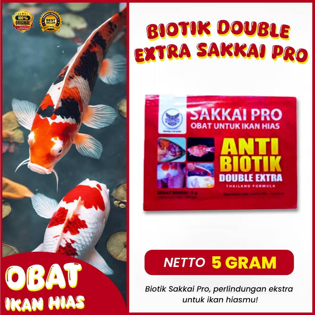 Jual BIOTIK DOUBLE EXTRA SAKKAI PRO OBAT IKAN HIAS AMPUH 5GRAM ANTI ...