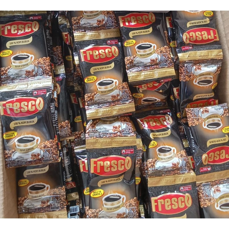 Jual 12 sachet kopi Fresco mini 1 renteng | Shopee Indonesia