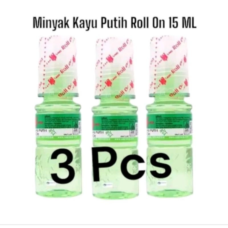 Jual Minyak kayu putih ROLL ON 15ml Cap Lang (3pcs) | Shopee Indonesia