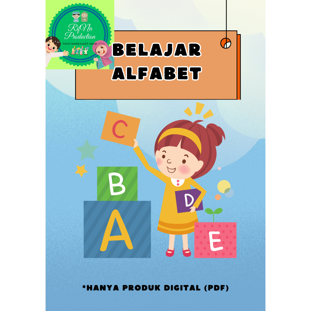 Jual Printable Worksheet Belajar Menulis Tracing Alfabet 100 Lembar ...